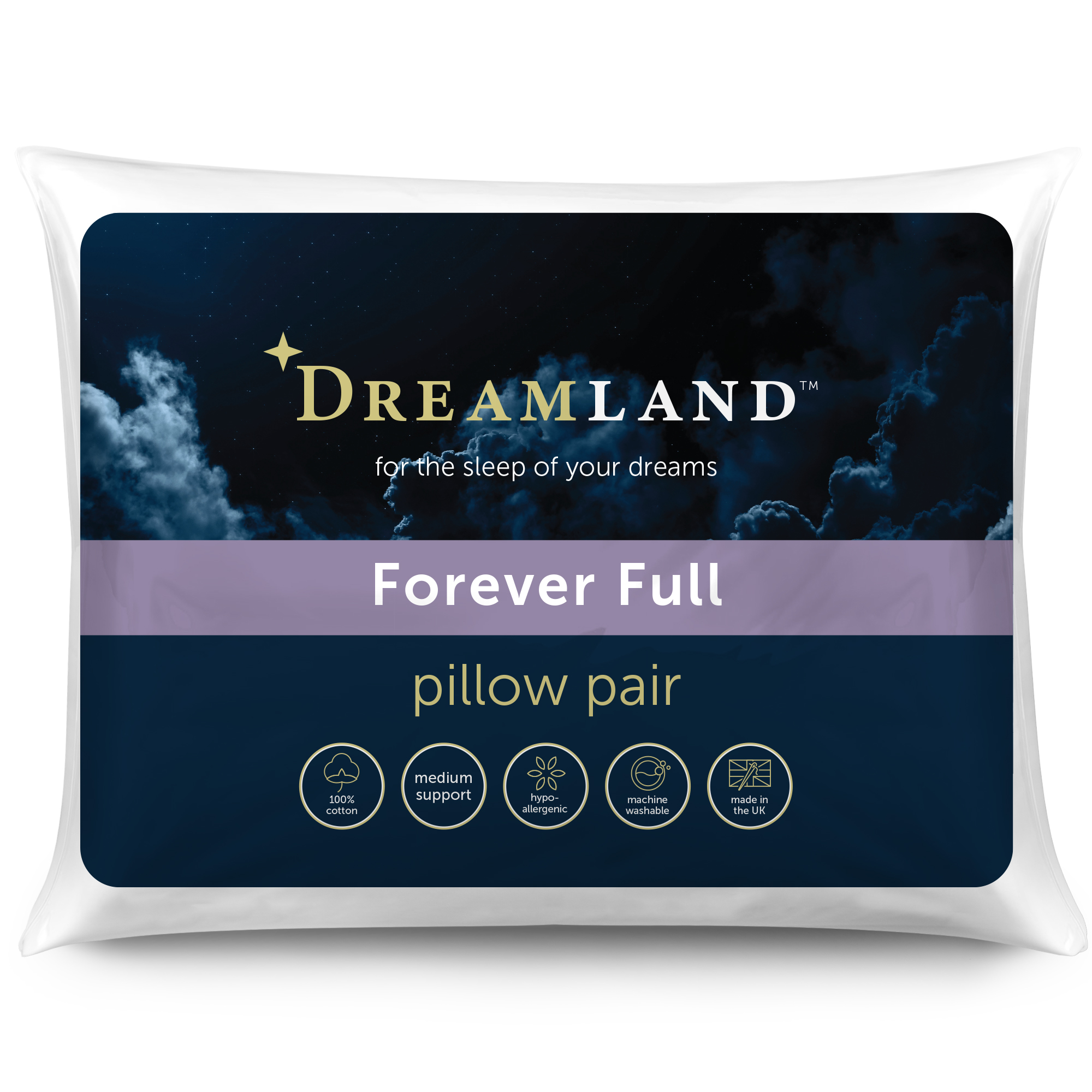 Dreamland Forever Full Pillows - 2 Pack - Love Sleep